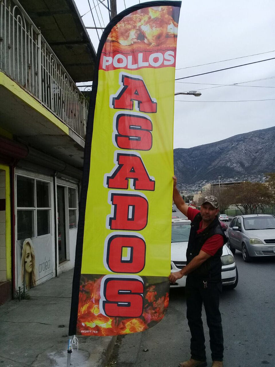 Bandera Pollo Asado Amarillo – Dejate Ver Banderas